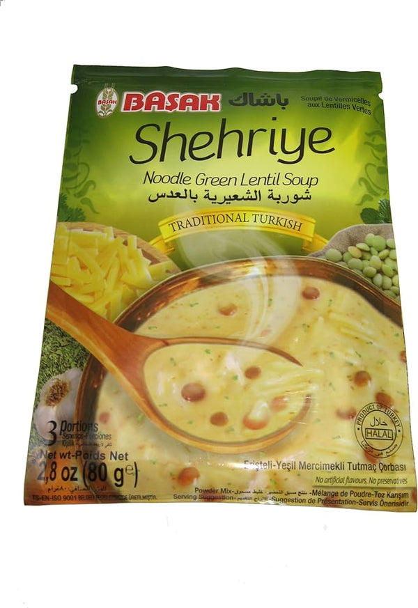 Basak Halal Noodle Green Lentile Soup 80g – Balkan Market