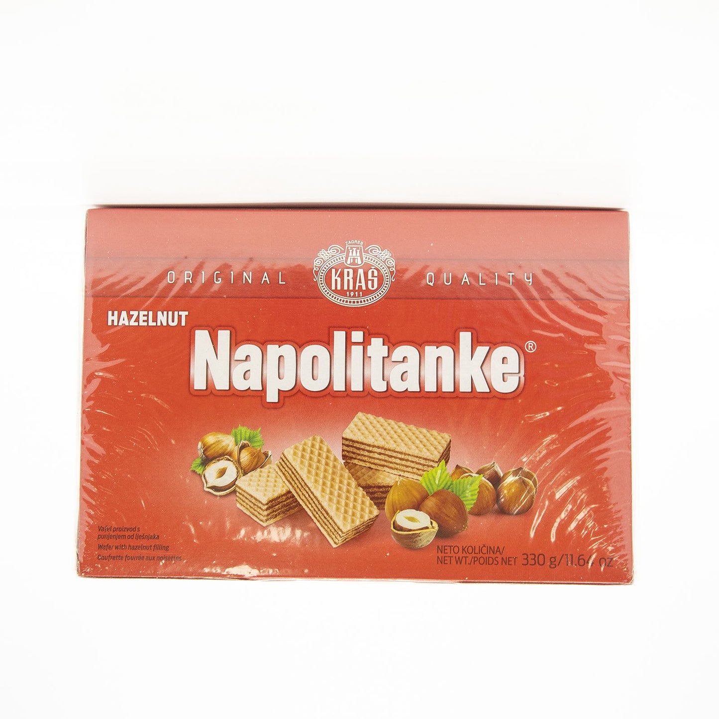 Kras Napolitanke Hazelnut Wafers 330g – Balkan Market